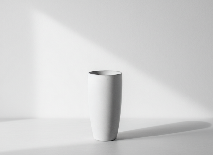 Vaso Oliver Alto 60 cm em Cimento | Interior e Exterior | Godinho